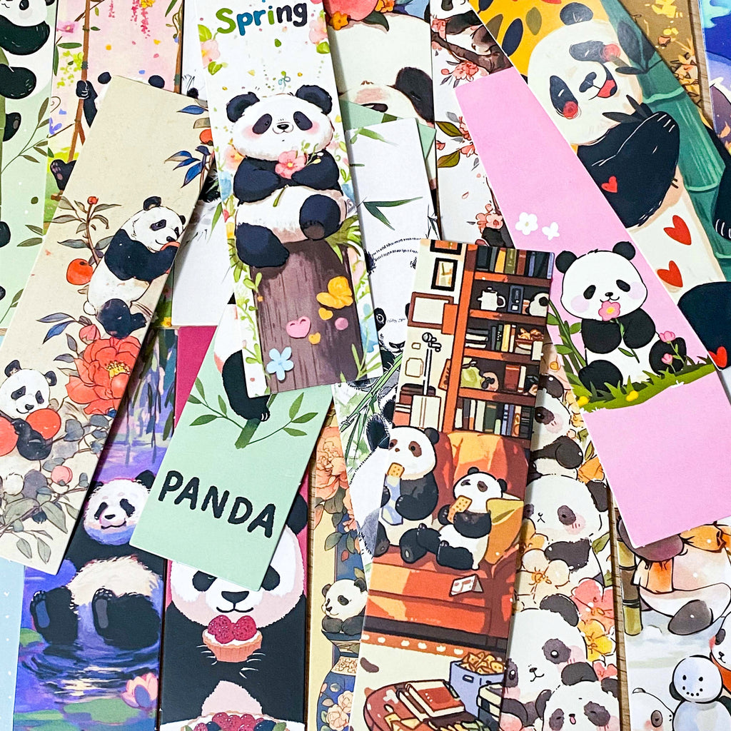 PANDA Card BOOKMARKS Set of 3 – The Kawaii Squirrel