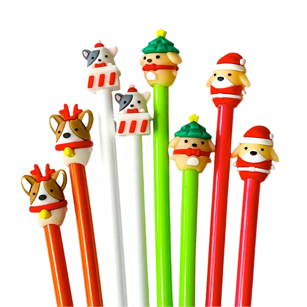 CHRISTMAS PUPPY Topper Black Fineline PEN – The Kawaii Squirrel