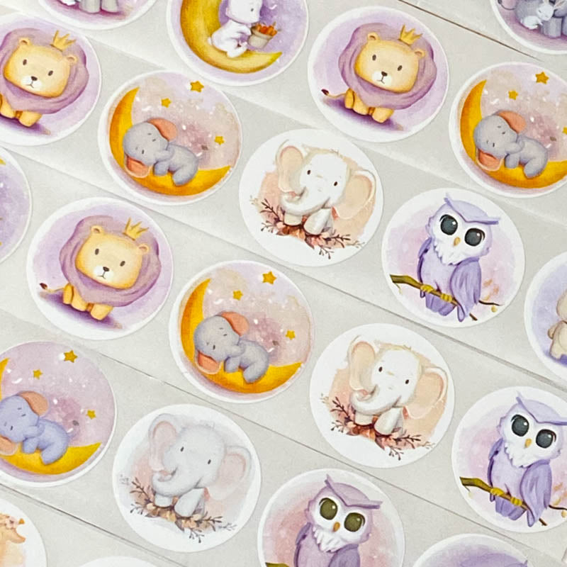 Just 20p! KAWAII BABY ANIMALS Round Stickers 25mm Set 10 – The Kawaii ...