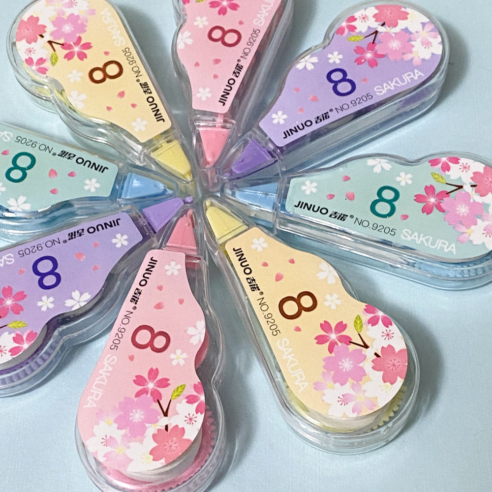 CHERRY BLOSSOM Correction Roller White Eraser Tape – The Kawaii Squirrel