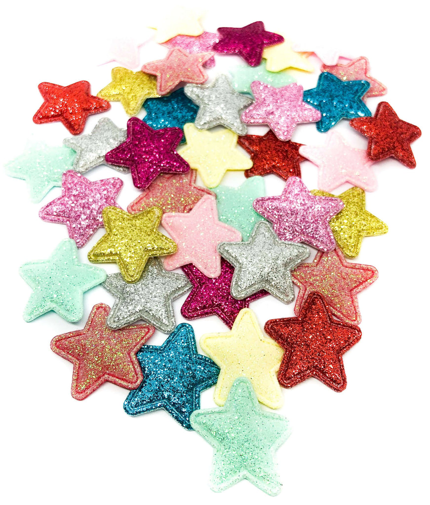 Last few-Just 3p! Glittery AB Star Fabric Patch 26mm – The Kawaii Squirrel